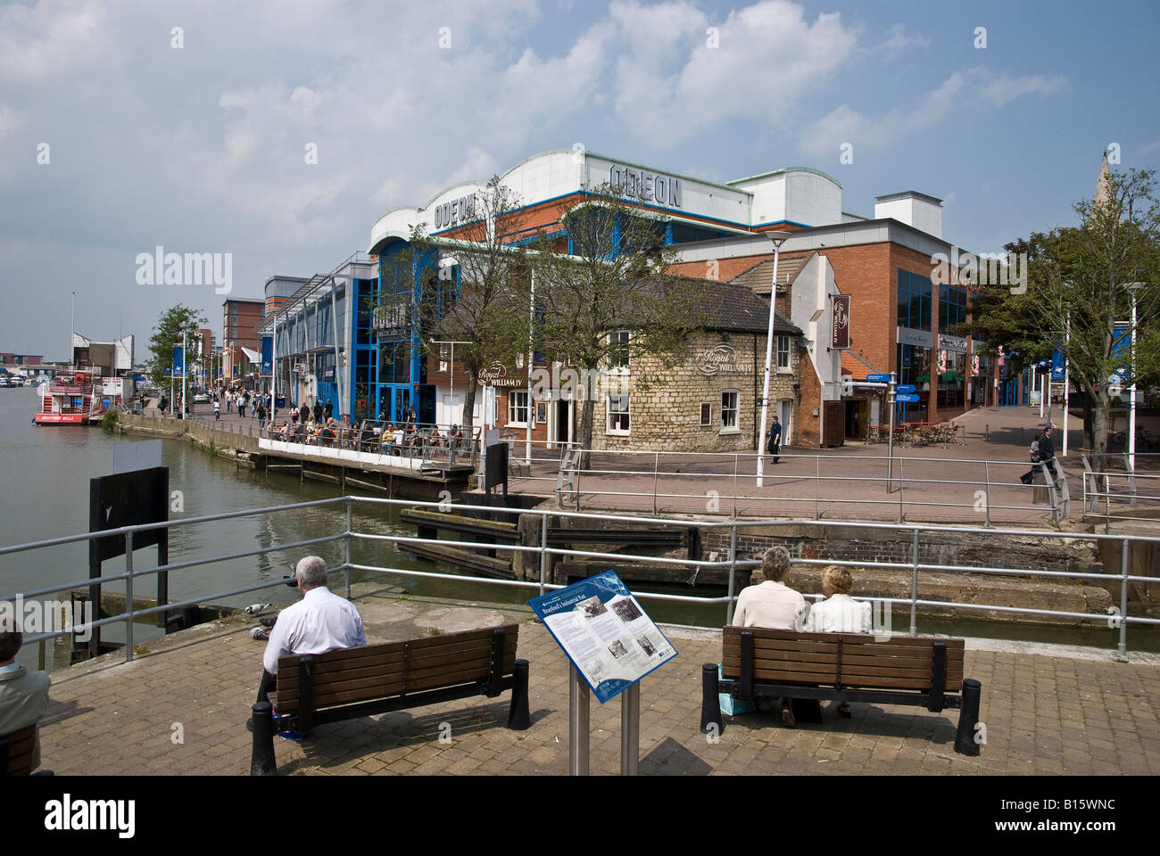 Brayford Pool and Waterfront Lincoln UK Stock Photo - Alamy