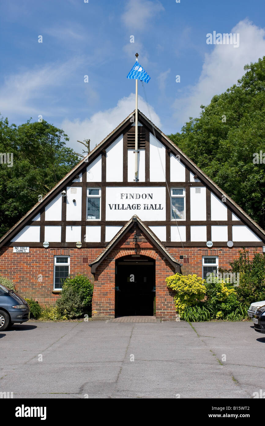 Findon Village Hall West Sussex England UK Stock Photo - Alamy