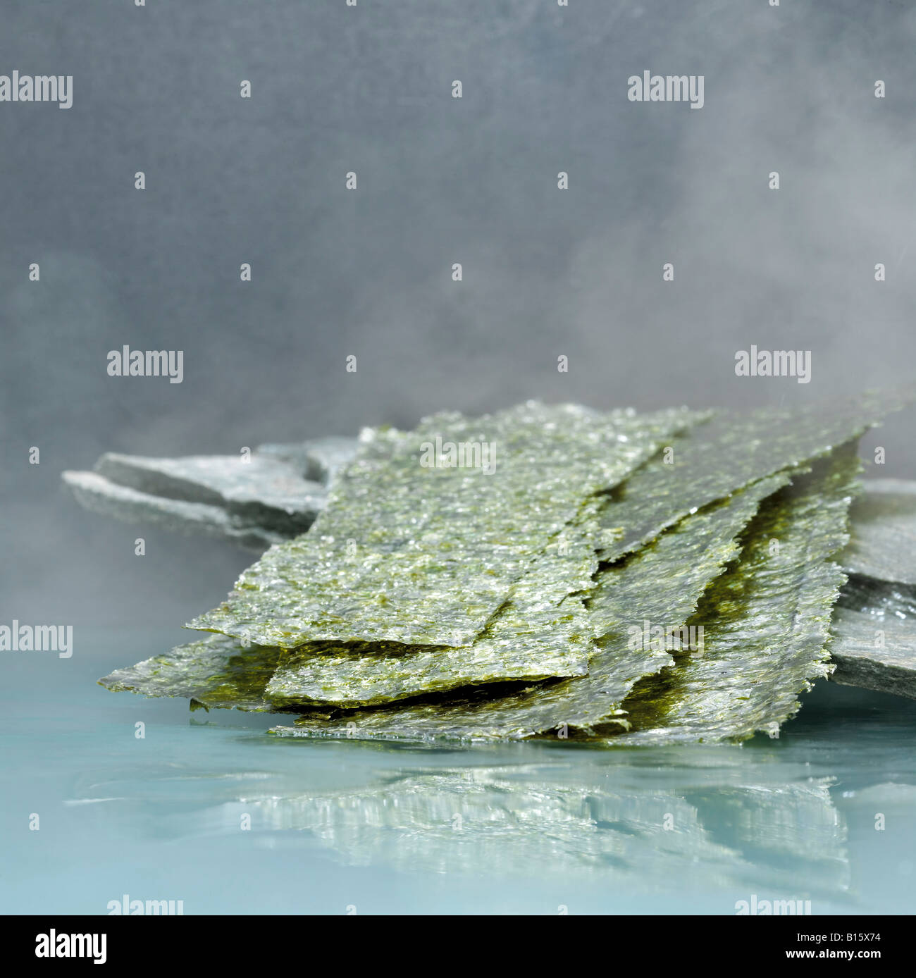 Seaweed nori, close-up Stock Photo - Alamy