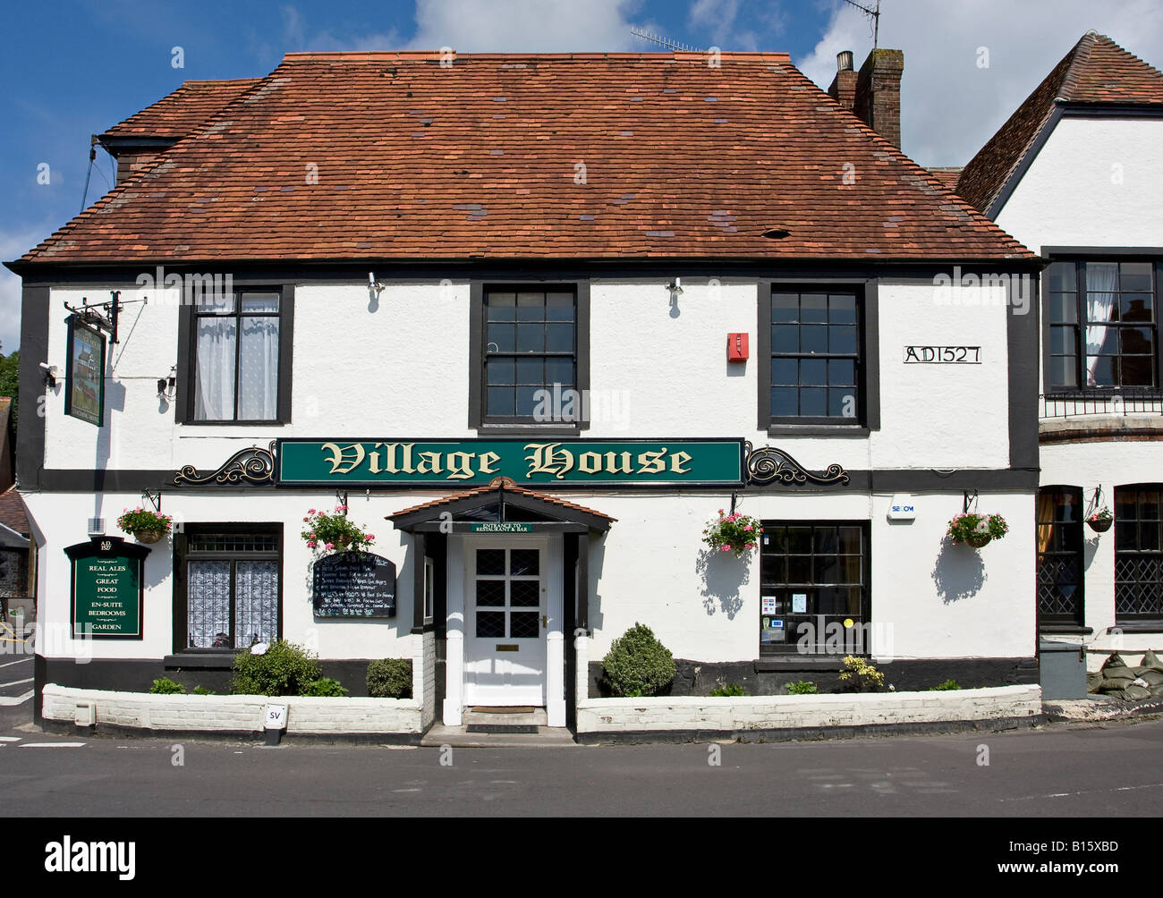 Village House Pub, Findon West Sussex England Stock Photo - Alamy