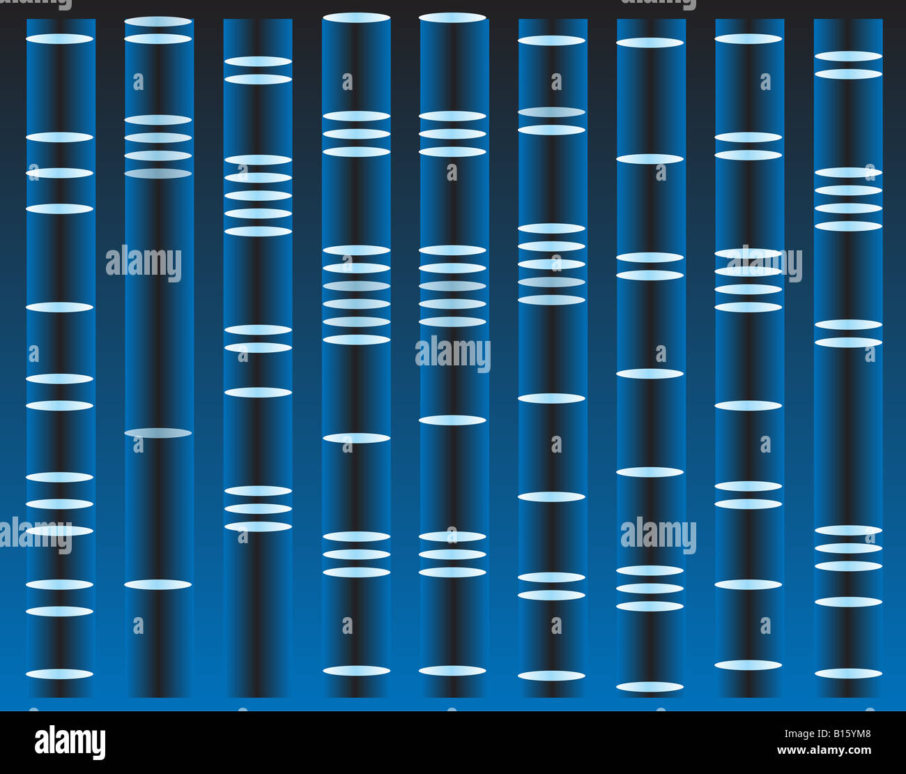 DNA portrait abstract illustration Stock Photo - Alamy
