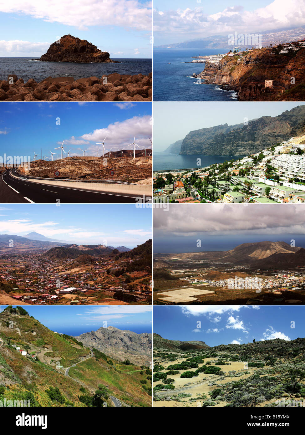 Canary Islands, Spain, landscapes photo collage №5 Stock Photo - Alamy