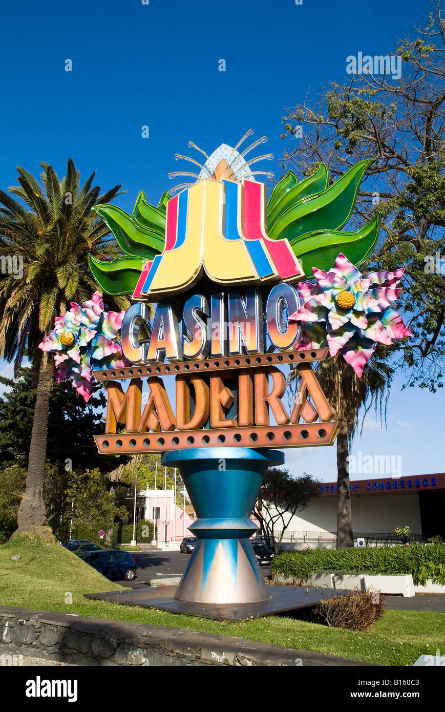 dh FUNCHAL MADEIRA Madeira Casino sign Stock Photo - Alamy