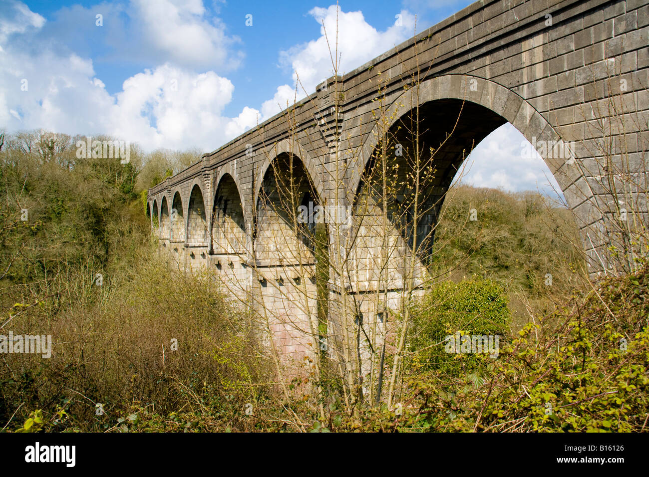 The Derriton Viaduct at Holsworthy Devon England GB Stock Photo - Alamy