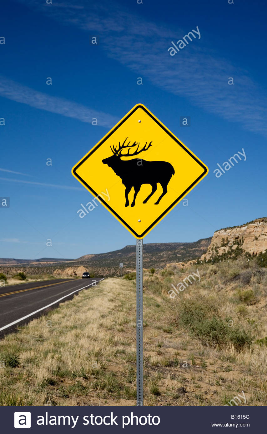 Wildlife Caution Sign High Resolution Stock Photography and Images - Alamy