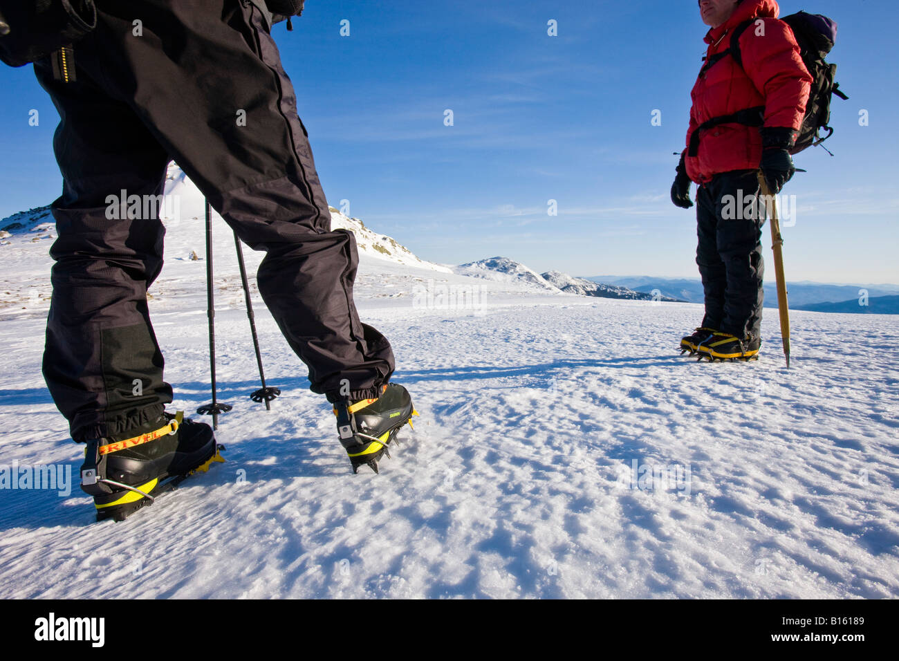 Ty Wivell and Paul Cormier on Mount Clay in New Hampshire's White ...