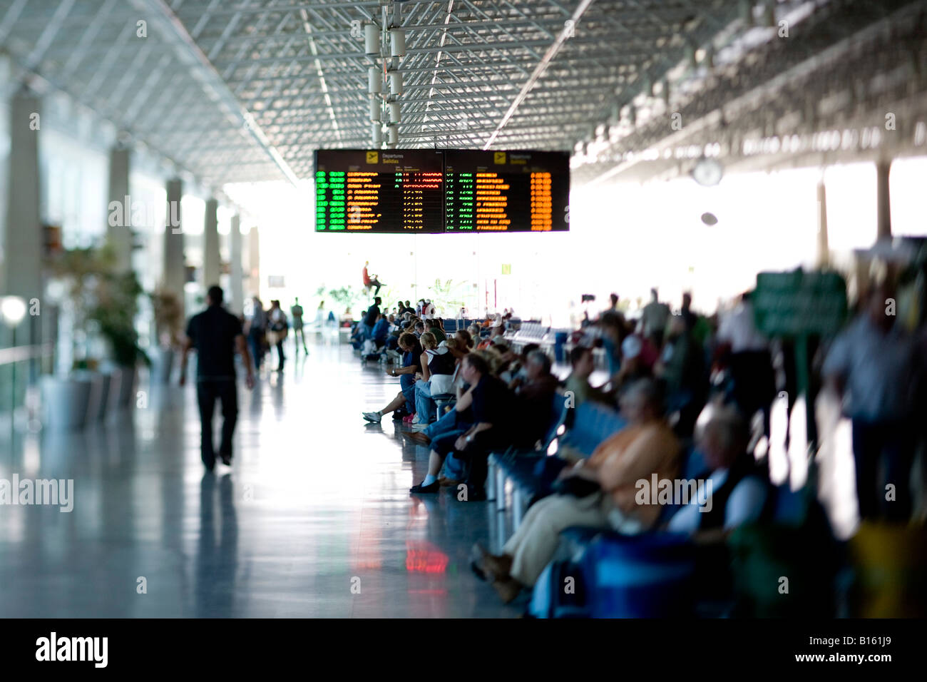 Spain, Canary Islands, Fuerteventura, Airport terminal Stock Photo - Alamy