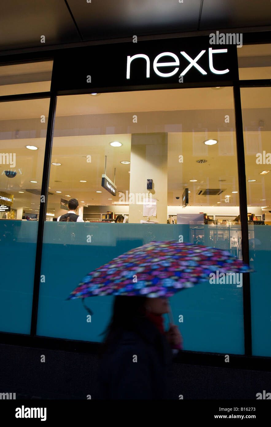 Next clothes shop on Oxford Street in London Stock Photo - Alamy