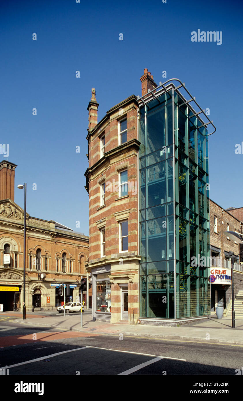 Extension on listed building Stock Photo - Alamy