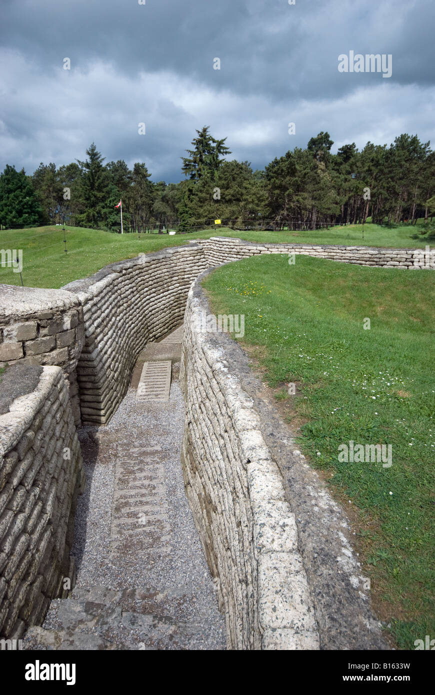 First World War Trench, Vimy Ridge, France Stock Photo - Alamy