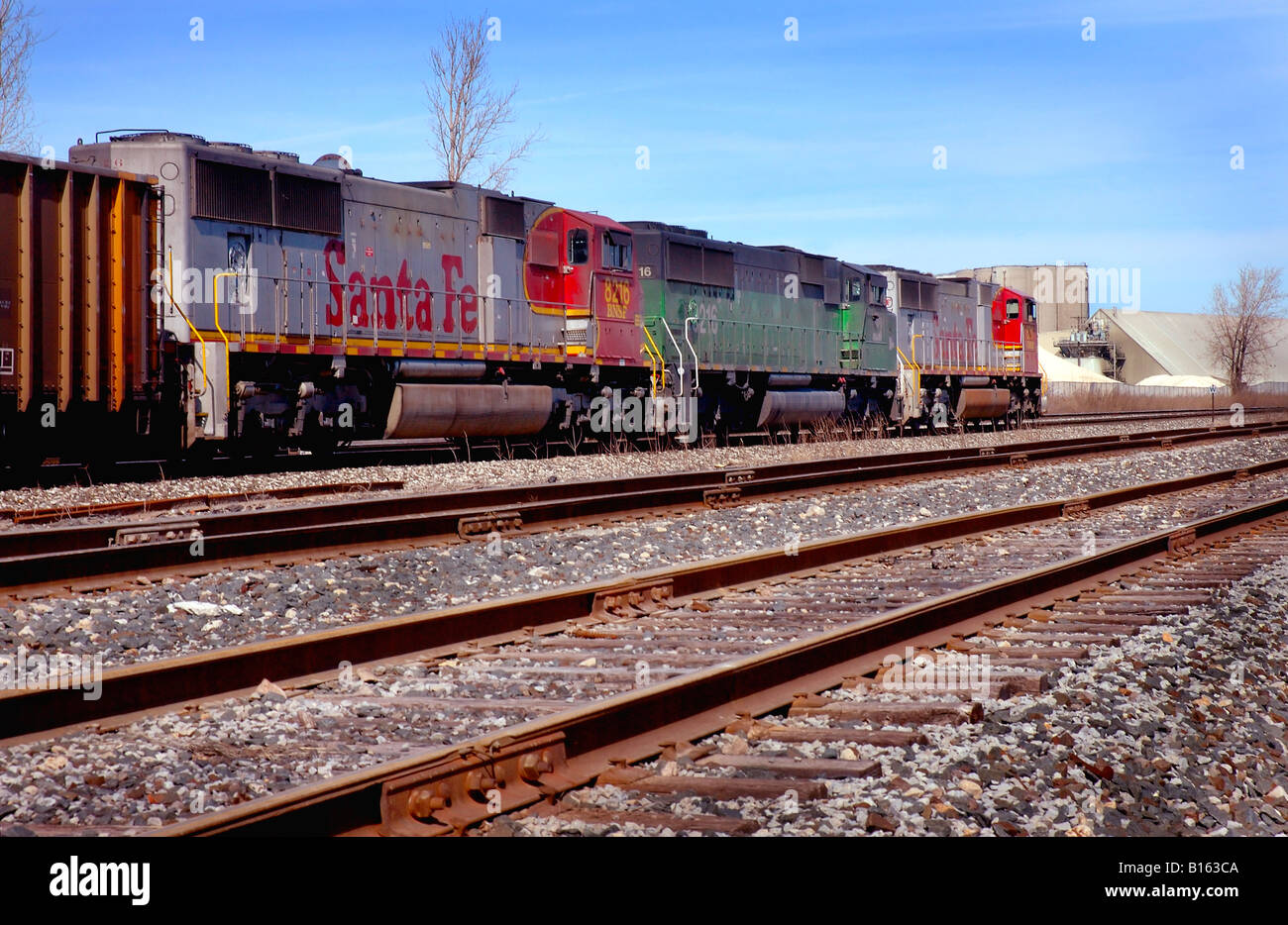 Colorfull Freight Locos Stock Photo - Alamy