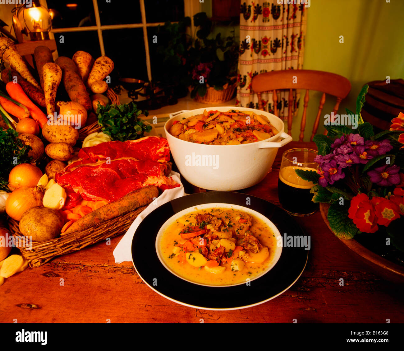 Traditional Irish meat casserole Stock Photo - Alamy
