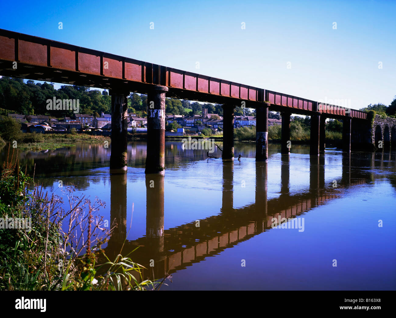 Disused railway bridge, Cappoquin, Co Waterford, Ireland Stock Photo ...