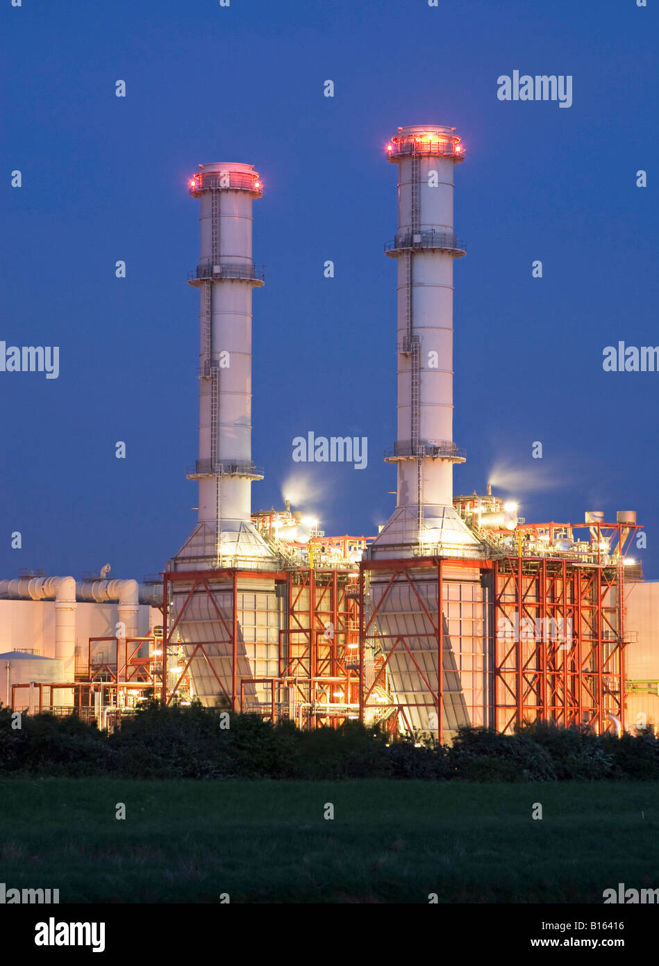 Sutton Bridge power station using combined cycle gas turbine which is ...