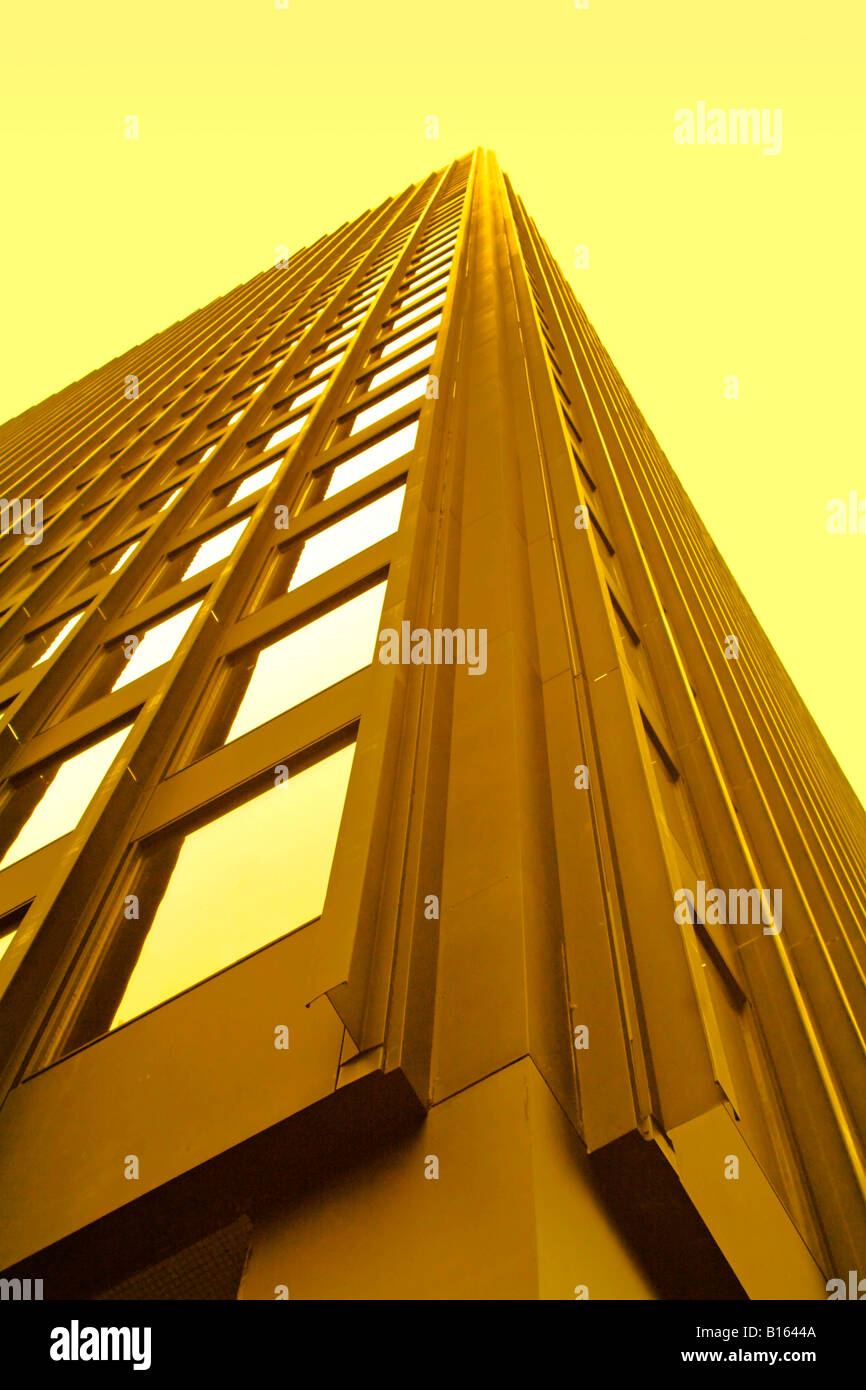 Office buildings downtown financial district large banks Stock Photo ...