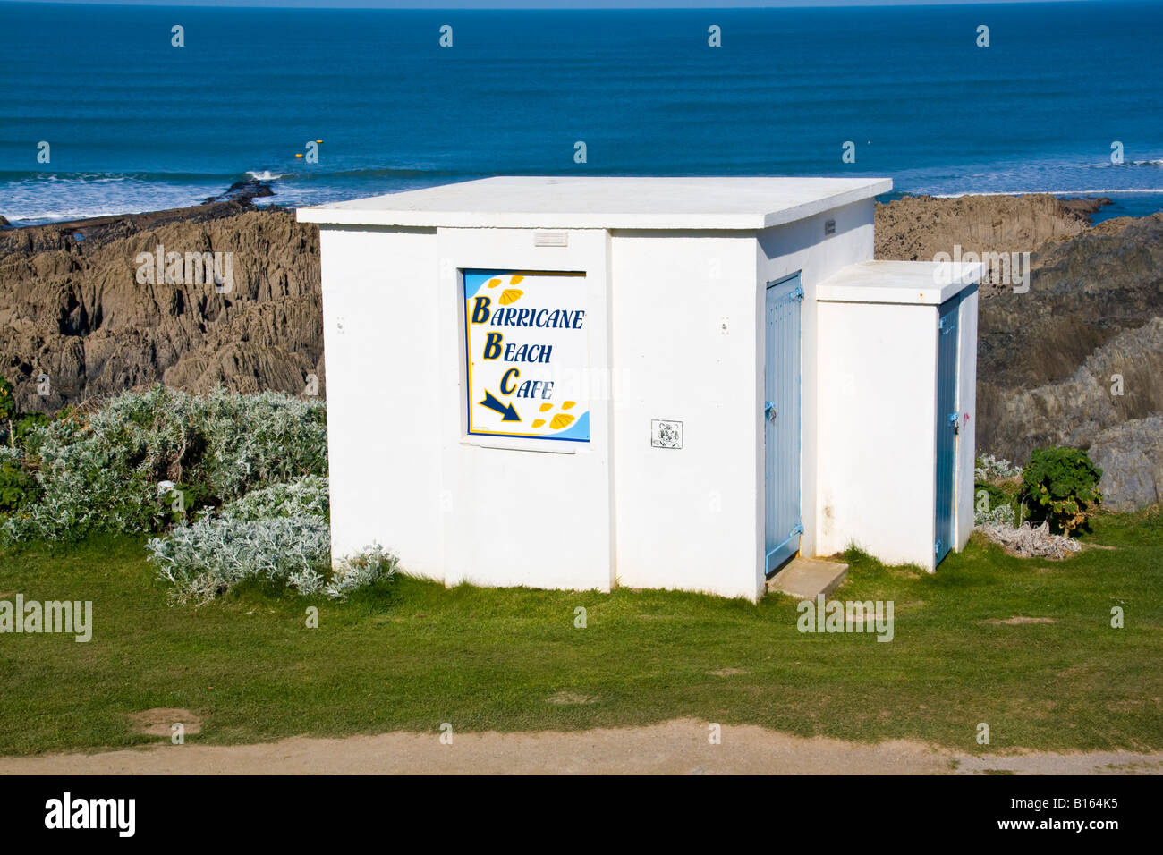 Barricane beach cafe devon hi-res stock photography and images - Alamy