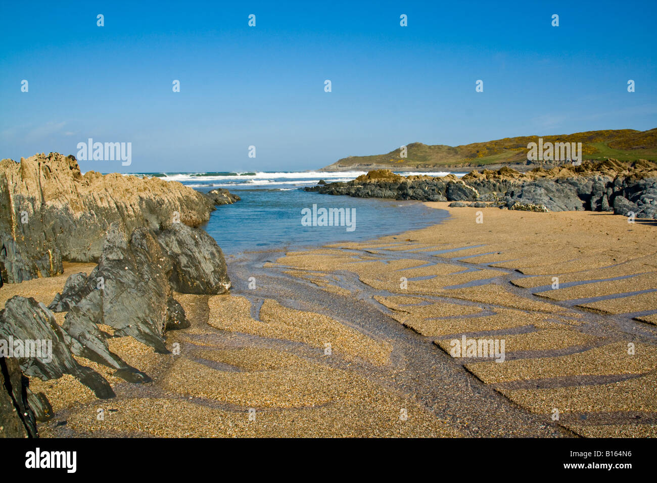 On Barricane Beach near Woolacombe Devon England UK Stock Photo - Alamy