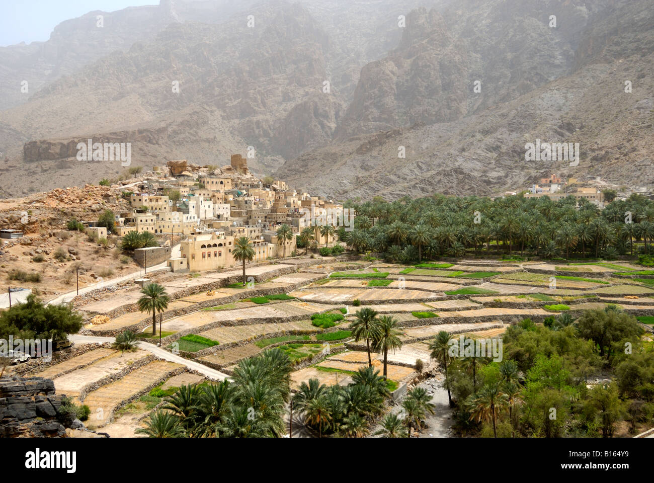 The village of Balad Sayt in the Hajar mountains of the Sultanate of ...