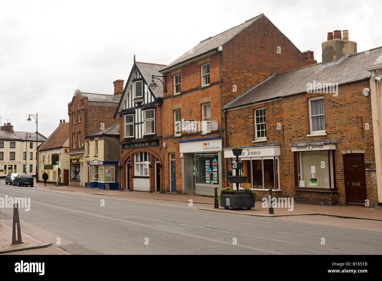 town centre of Long Sutton, Lincolnshire, UK in 2008 Stock Photo - Alamy