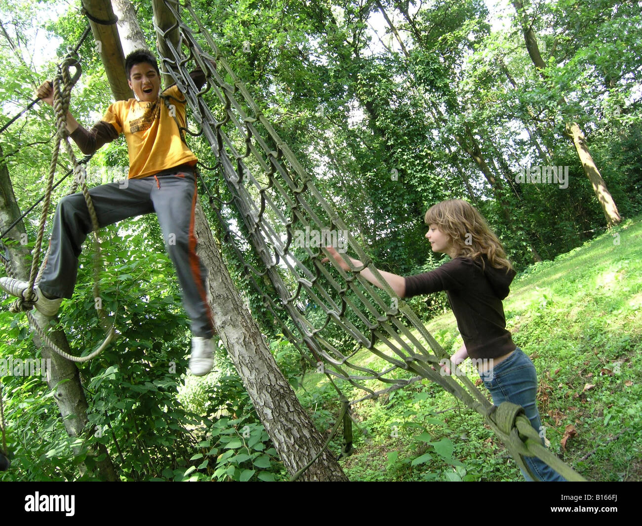 Climbing A Rope Ladder at Christy Carter blog