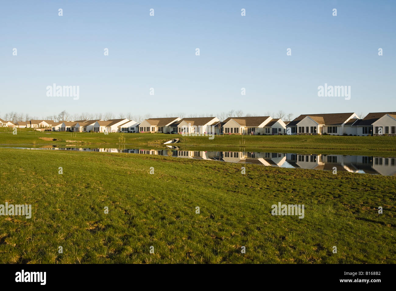 Houses within a retirement community Stock Photo - Alamy