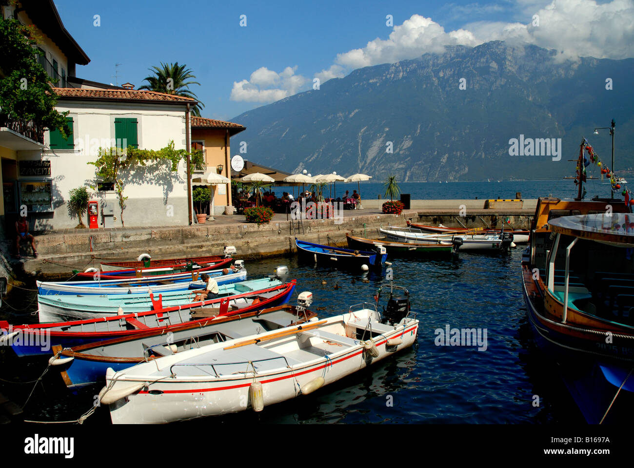 Limone on Lake Garda in Northern Italy Stock Photo - Alamy