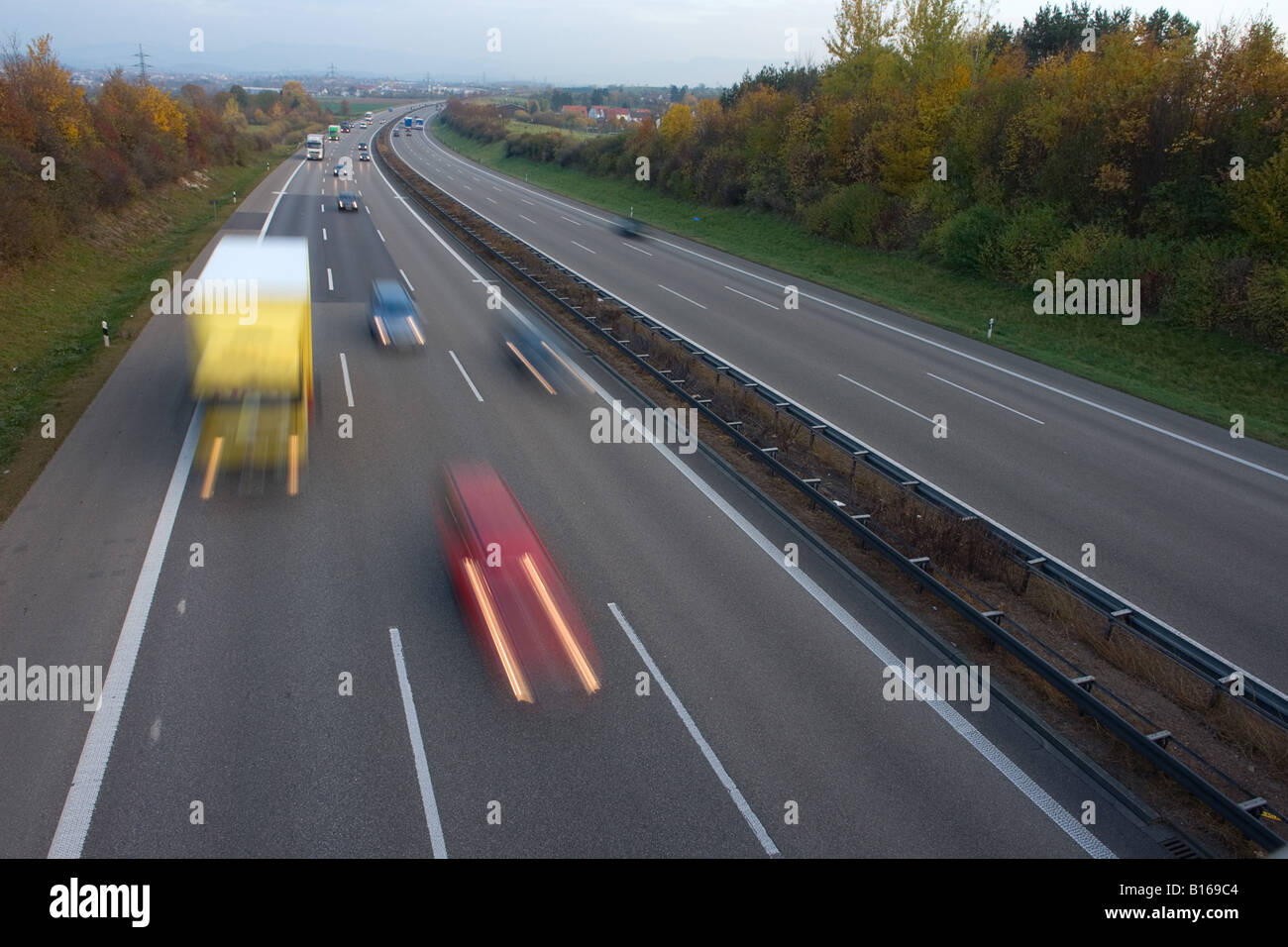 Highway in germany Stock Photo - Alamy
