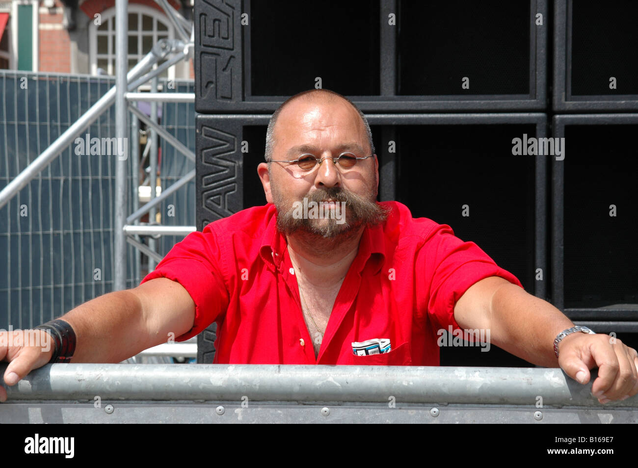 security guard on duty Stock Photo - Alamy