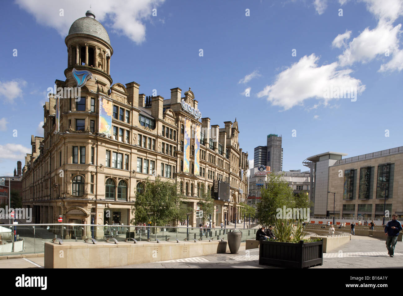 Exchange Square in Manchester UK Stock Photo - Alamy