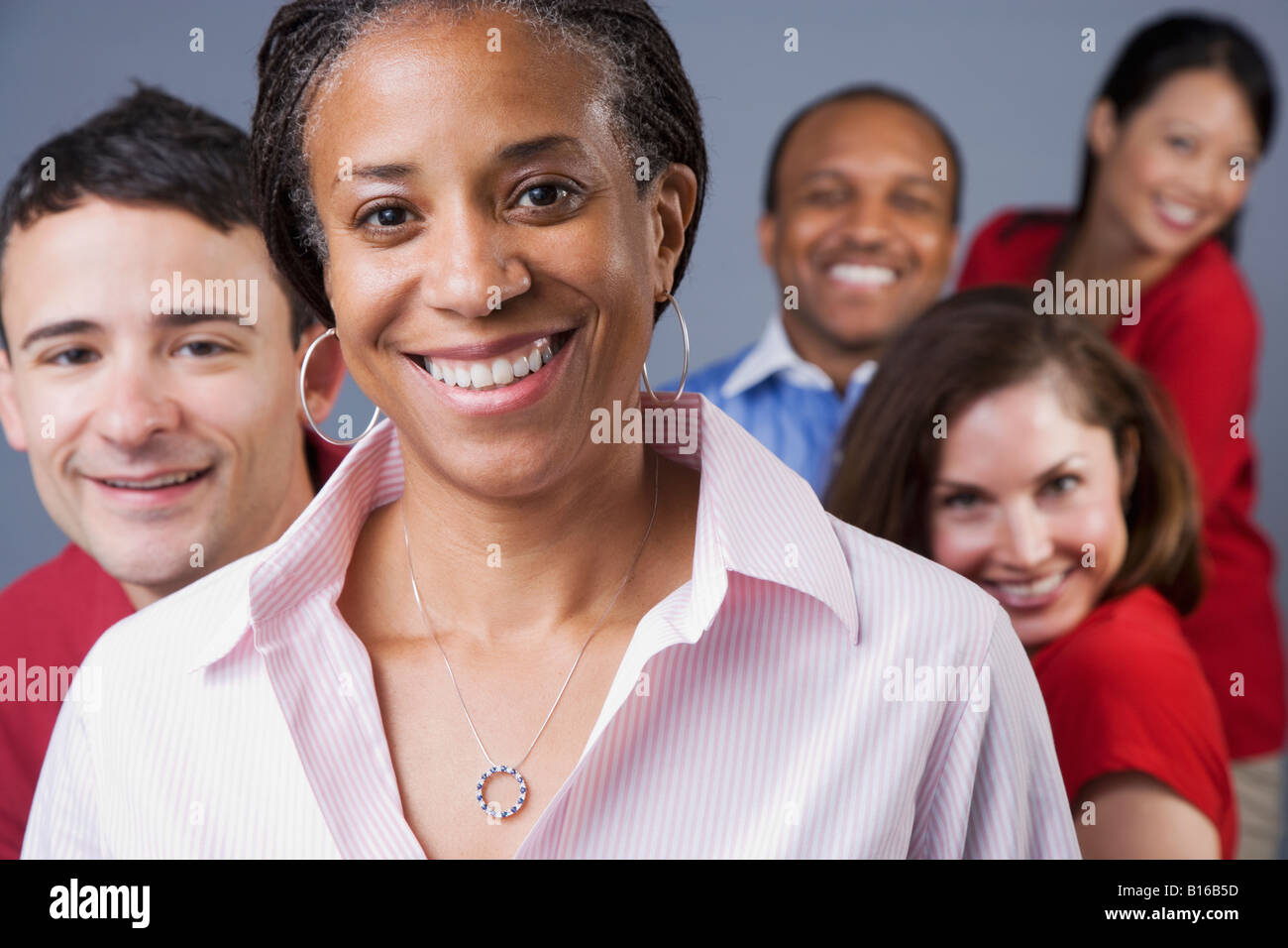 Group of multi-ethnic adults Stock Photo - Alamy