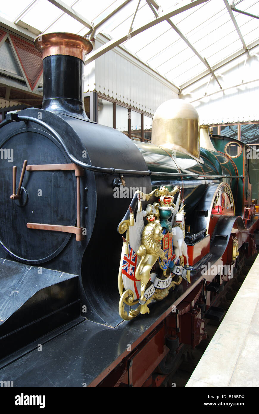 'The Queen' Steam Locomotive, Royal Windsor Station, Windsor, Berkshire ...