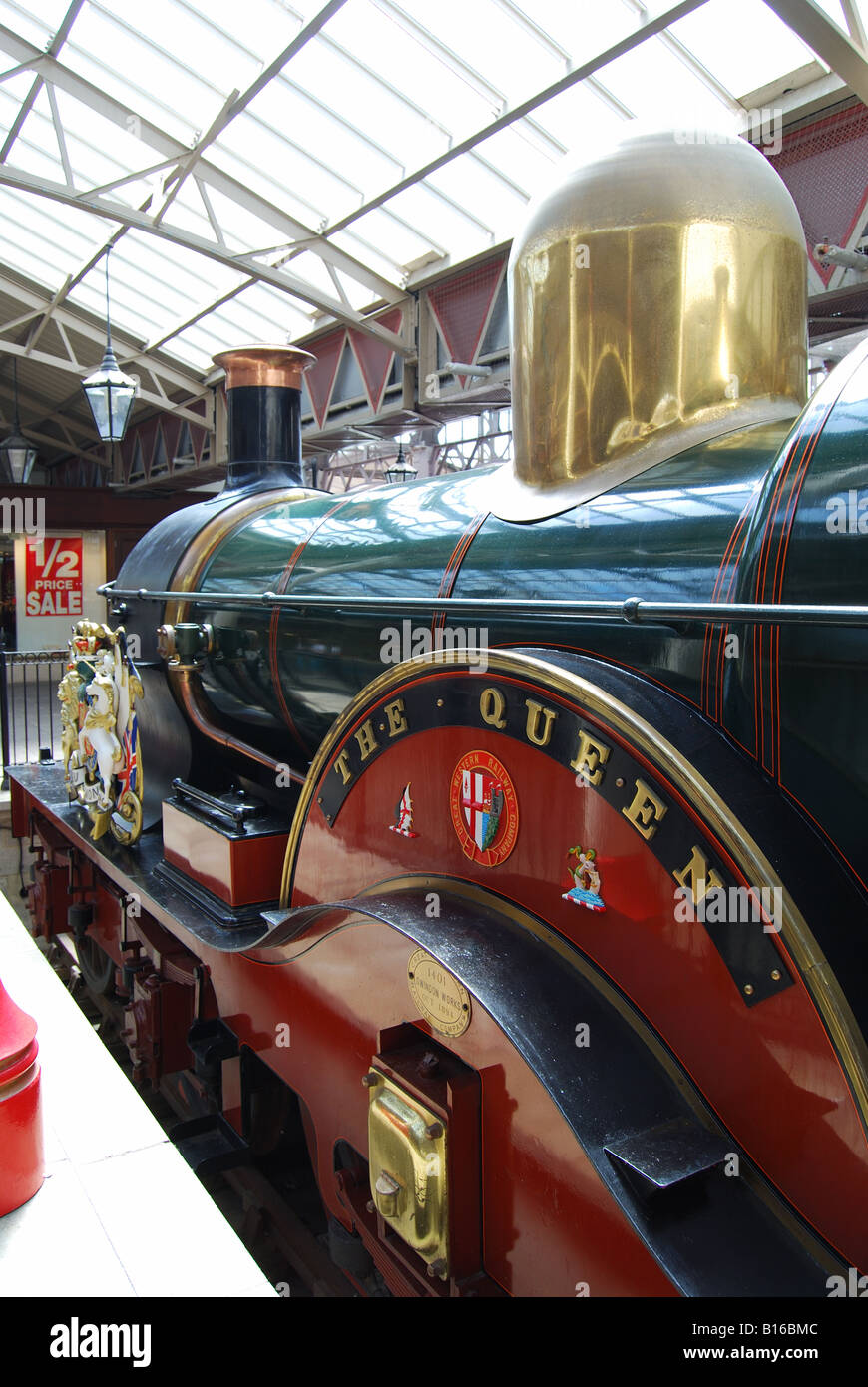 'The Queen' Steam Locomotive, Royal Windsor Station, Windsor, Berkshire ...