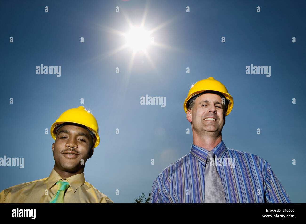 African american man wearing hard hat hi-res stock photography and ...