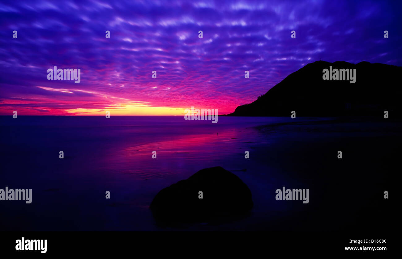 Sunset, Bray Head, Co Wicklow, Ireland Stock Photo - Alamy