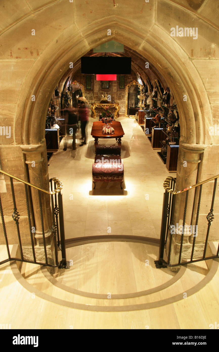 City of Chester, England. 13th centaury crypt at 12 Bridge Street ...