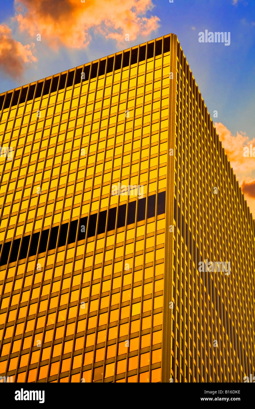 Office buildings downtown financial district large banks Stock Photo ...