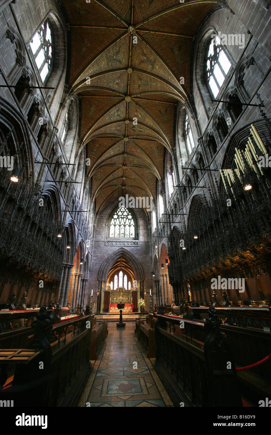 City of Chester, England. Chester Cathedral of Christ and the Blessed ...
