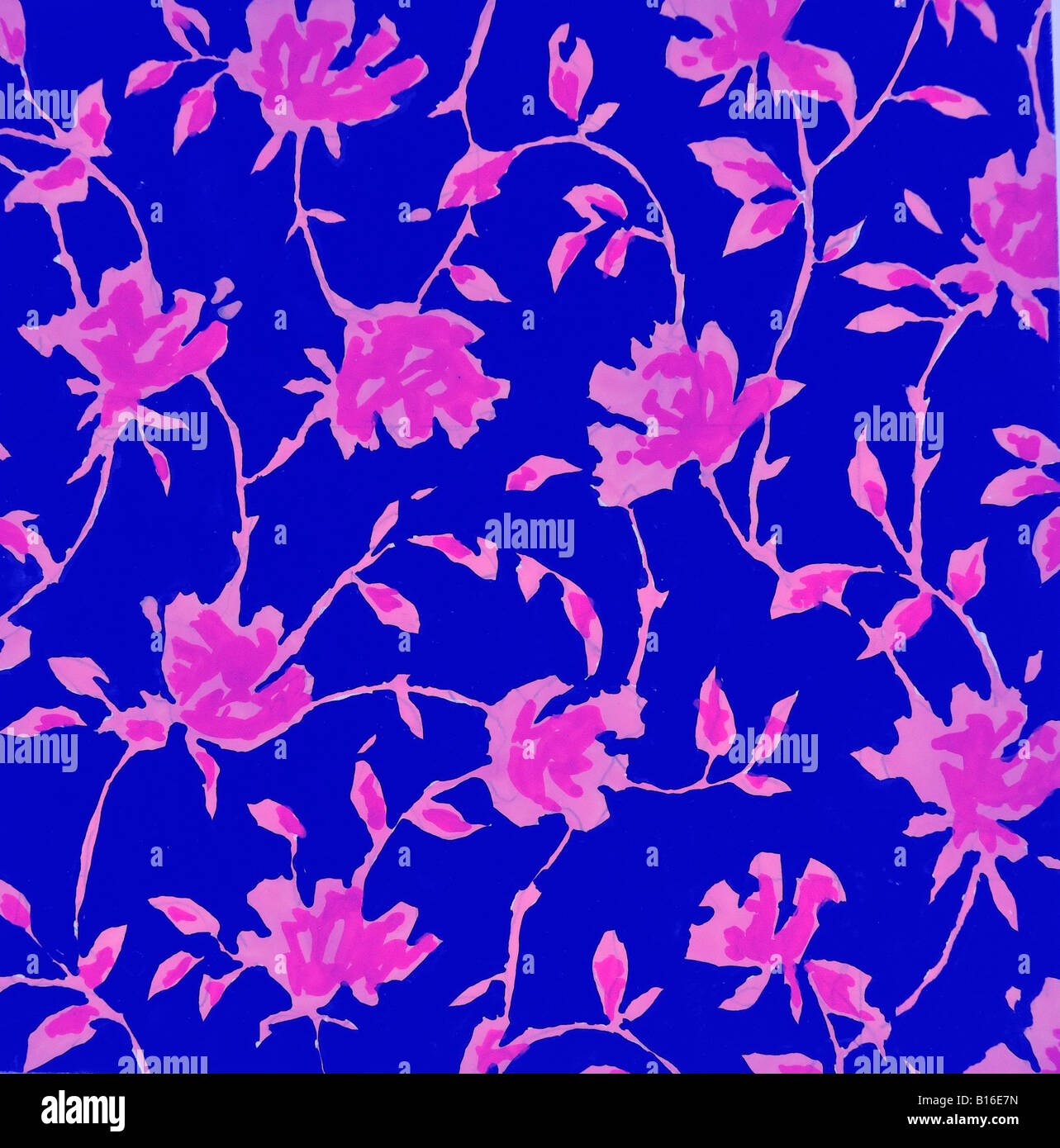 Helena blue an original design by Frank Kean (Dip Art Stock Photo - Alamy