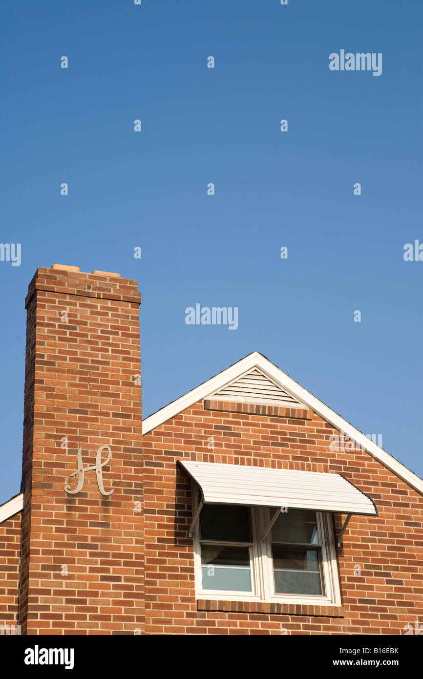 A chimney on a house Stock Photo - Alamy