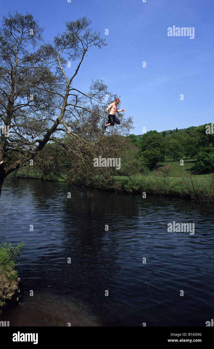 Jump into river hi-res stock photography and images - Alamy