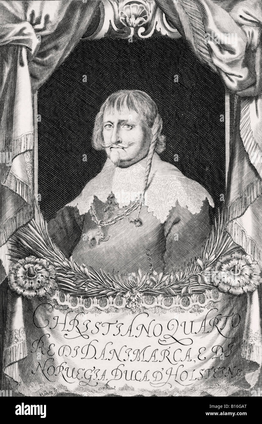 Christian IV of Denmark, 1577 - 1648. King of Denmark and Norway, Duke ...