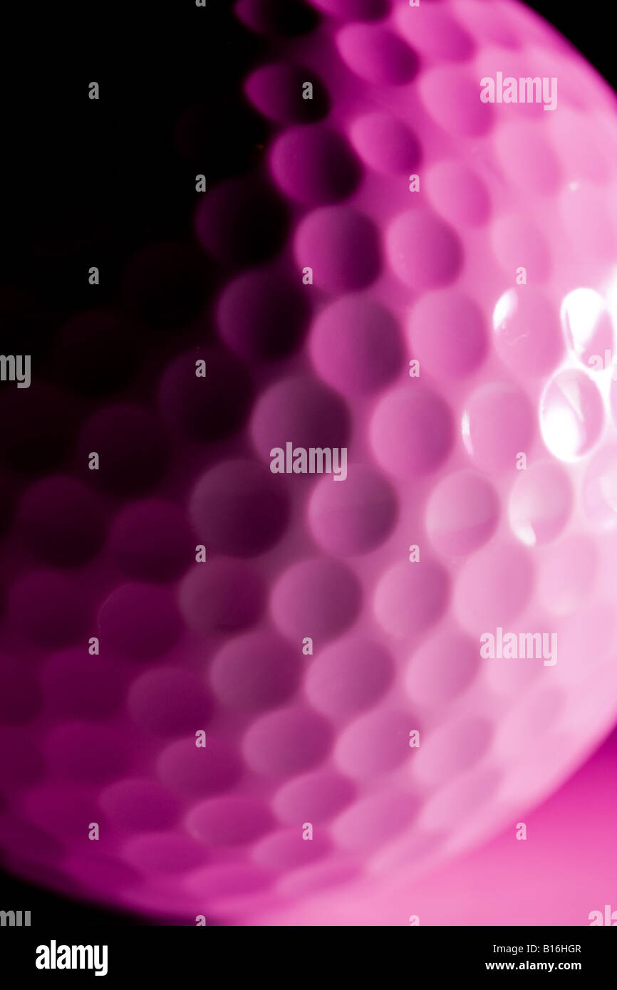 Pink Golf Ball, Macro Stock Photo - Alamy