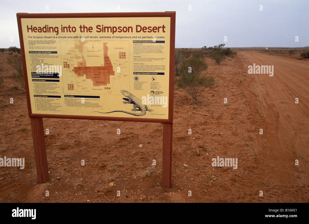 Simpson desert map hi-res stock photography and images - Alamy