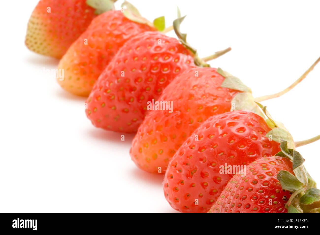 object on white food strawberry Stock Photo - Alamy