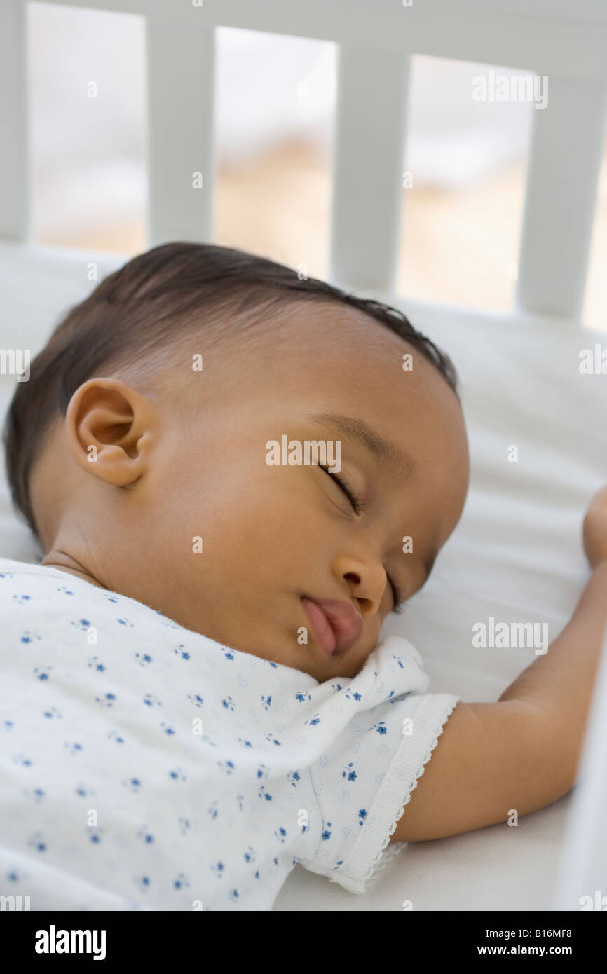 African american baby sleeping hi-res stock photography and images - Alamy