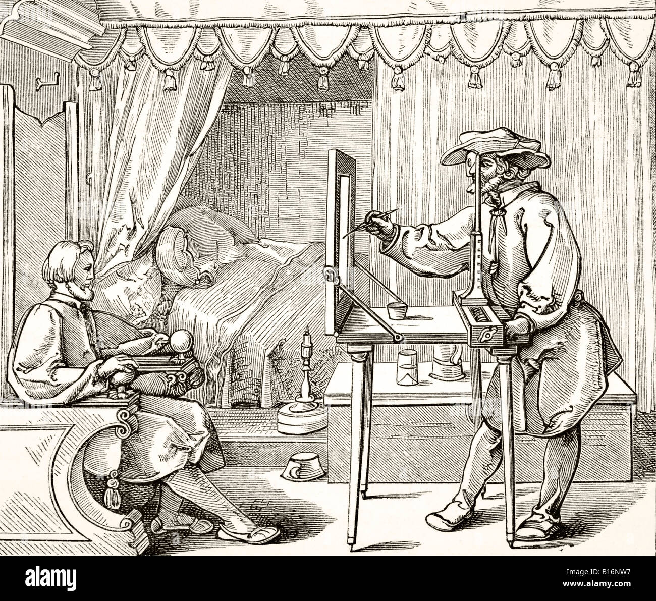 Instruments of Mathematical Precision for executing Portraits Stock ...