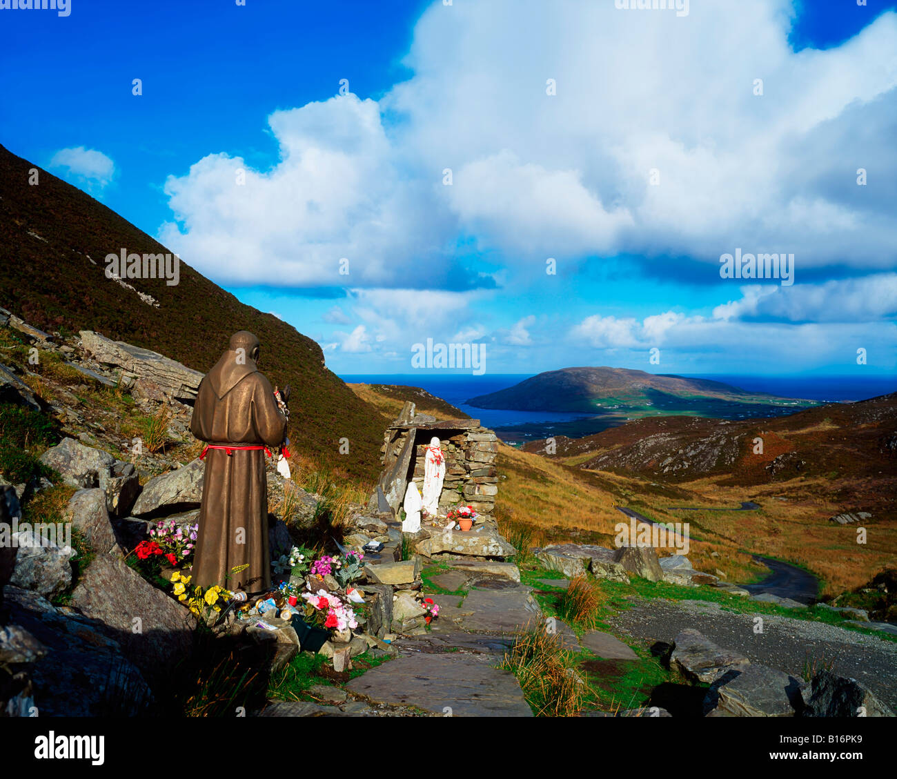 Statue of St. Padre Pio, Gap of Mamore, Inishowen, Co Donegal, Ireland ...