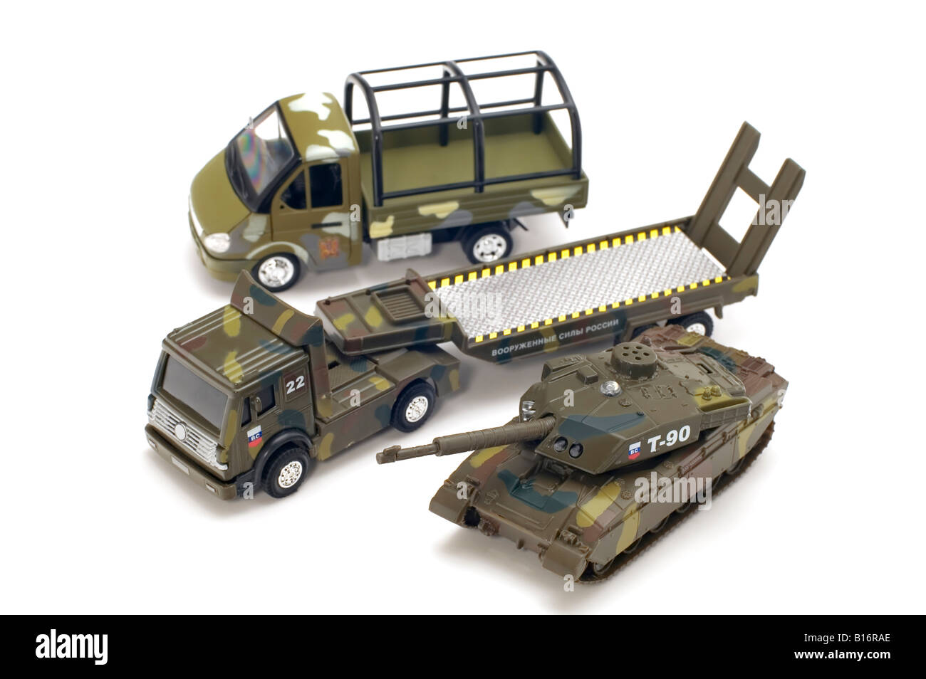 object on white toy military transport close up Stock Photo - Alamy