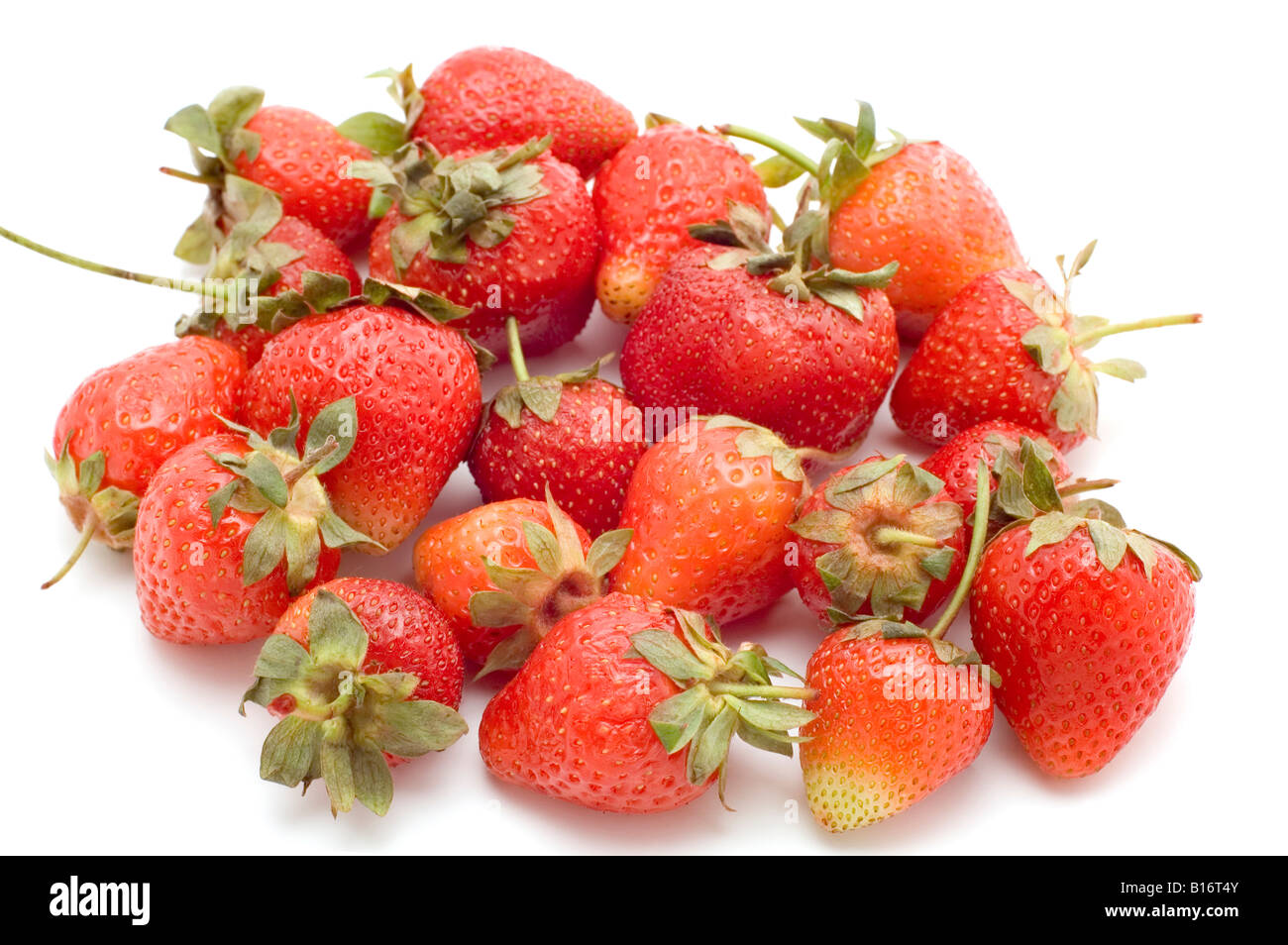 object on white food strawberry Stock Photo - Alamy