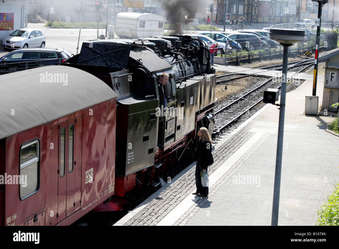 Harz Mountain Railway,der Harzer Schmalspurbahnen, 2-10-2 tank ...